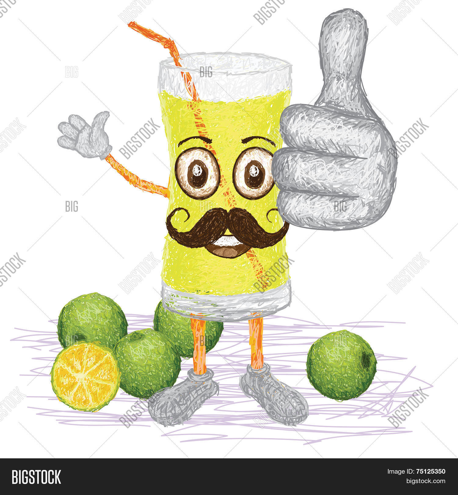 Calamansi Lime Juice Vector & Photo (Free Trial) | Bigstock