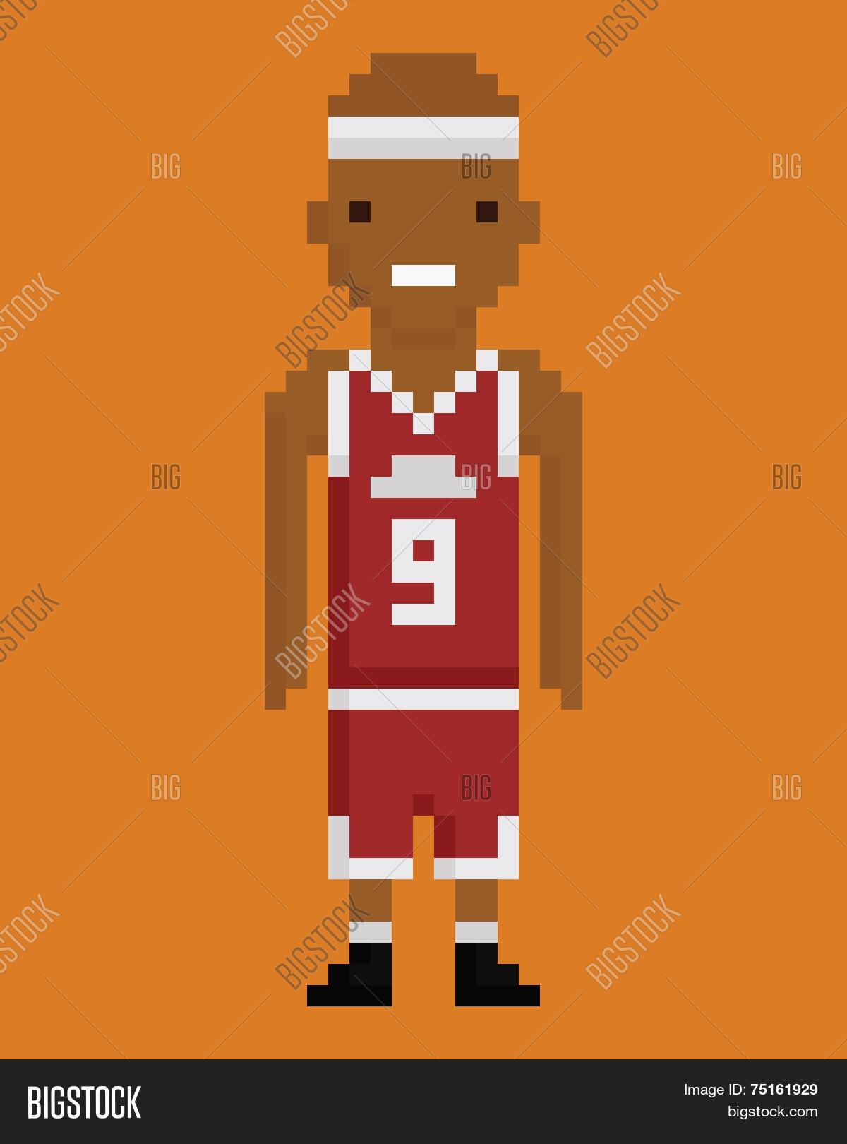 Pixel Art Style Young Vector & Photo (Free Trial) | Bigstock