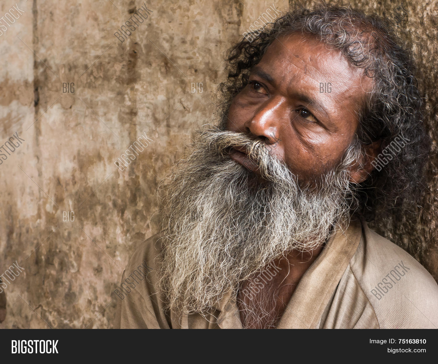 Old Indian Beggar Image & Photo | Bigstock