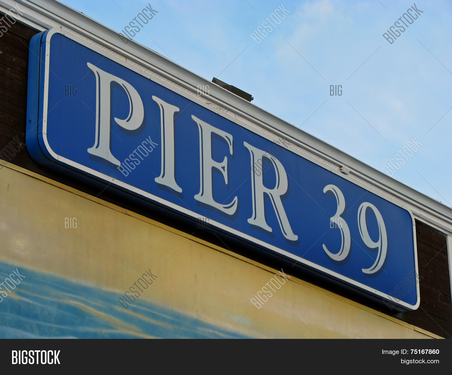 Pier 39 Building Sign Image & Photo (Free Trial) | Bigstock
