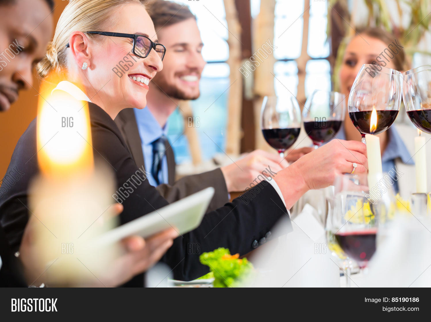 Team Business Lunch Image & Photo (Free Trial) | Bigstock
