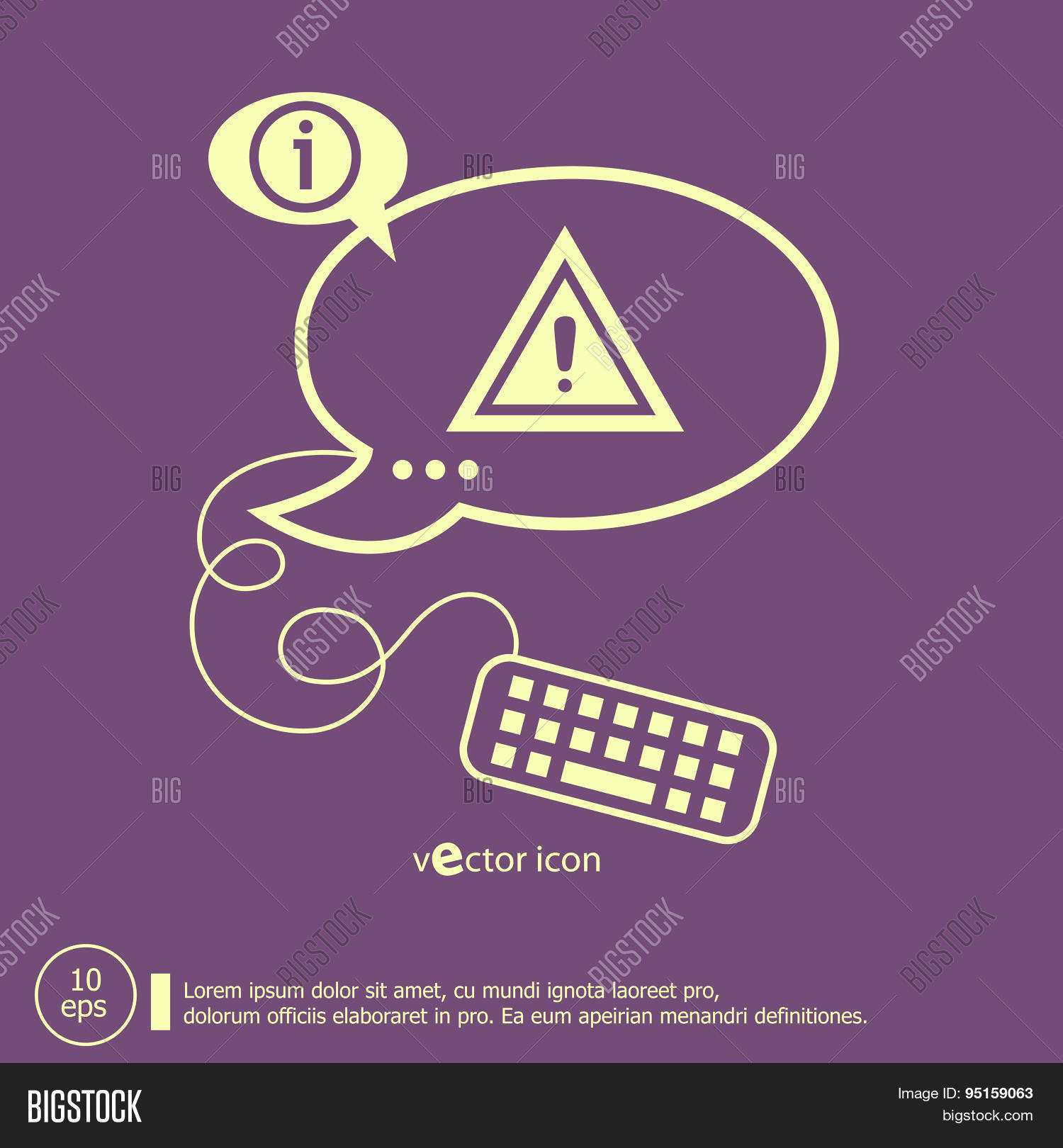 Attention Caution Vector & Photo (Free Trial) | Bigstock