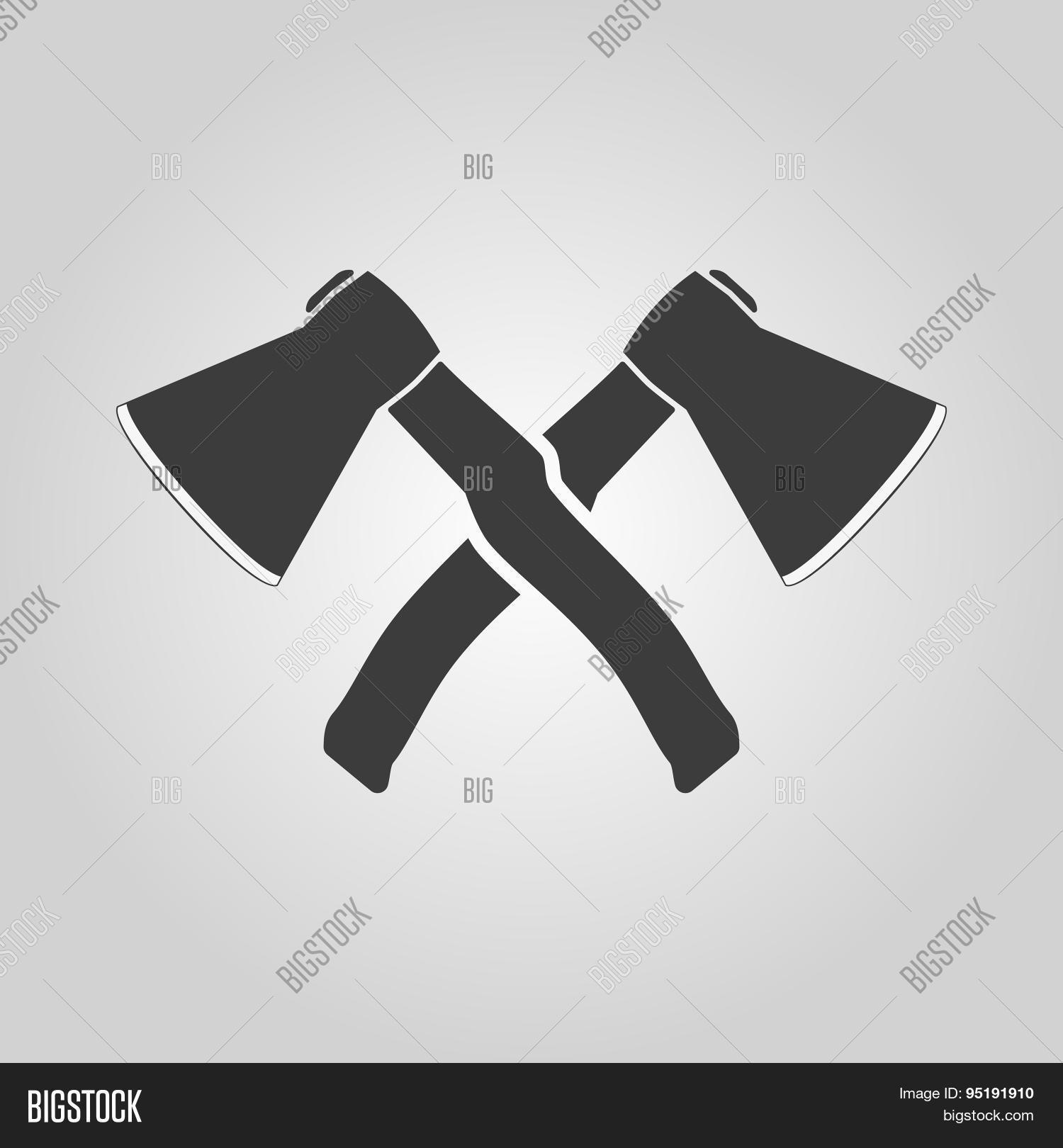 Crossed Axes Icon. Vector & Photo (Free Trial) | Bigstock