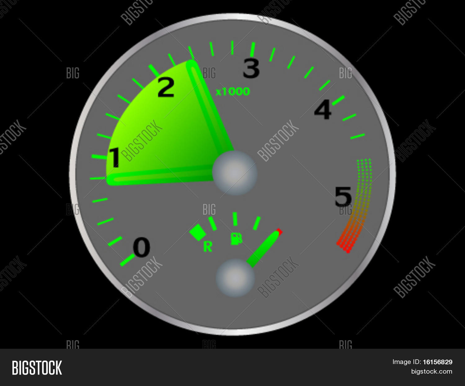 Tachometer - Revving Vector & Photo (Free Trial) | Bigstock