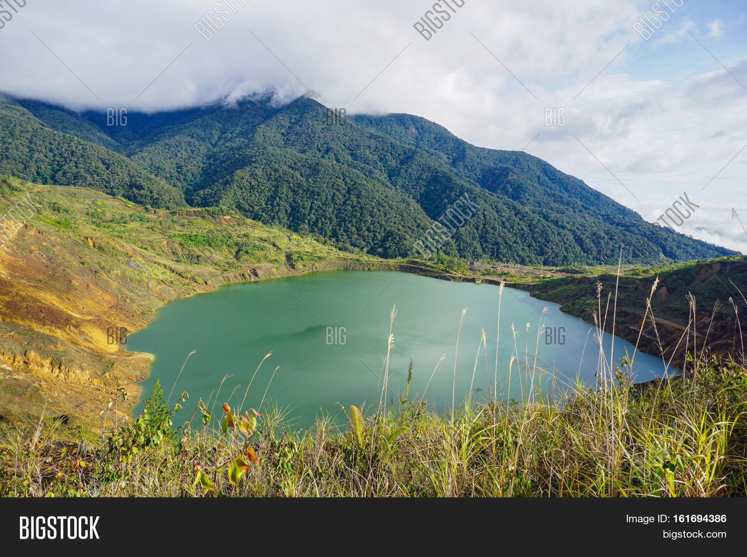 Beautiful Lake Mamut Image & Photo (Free Trial) | Bigstock