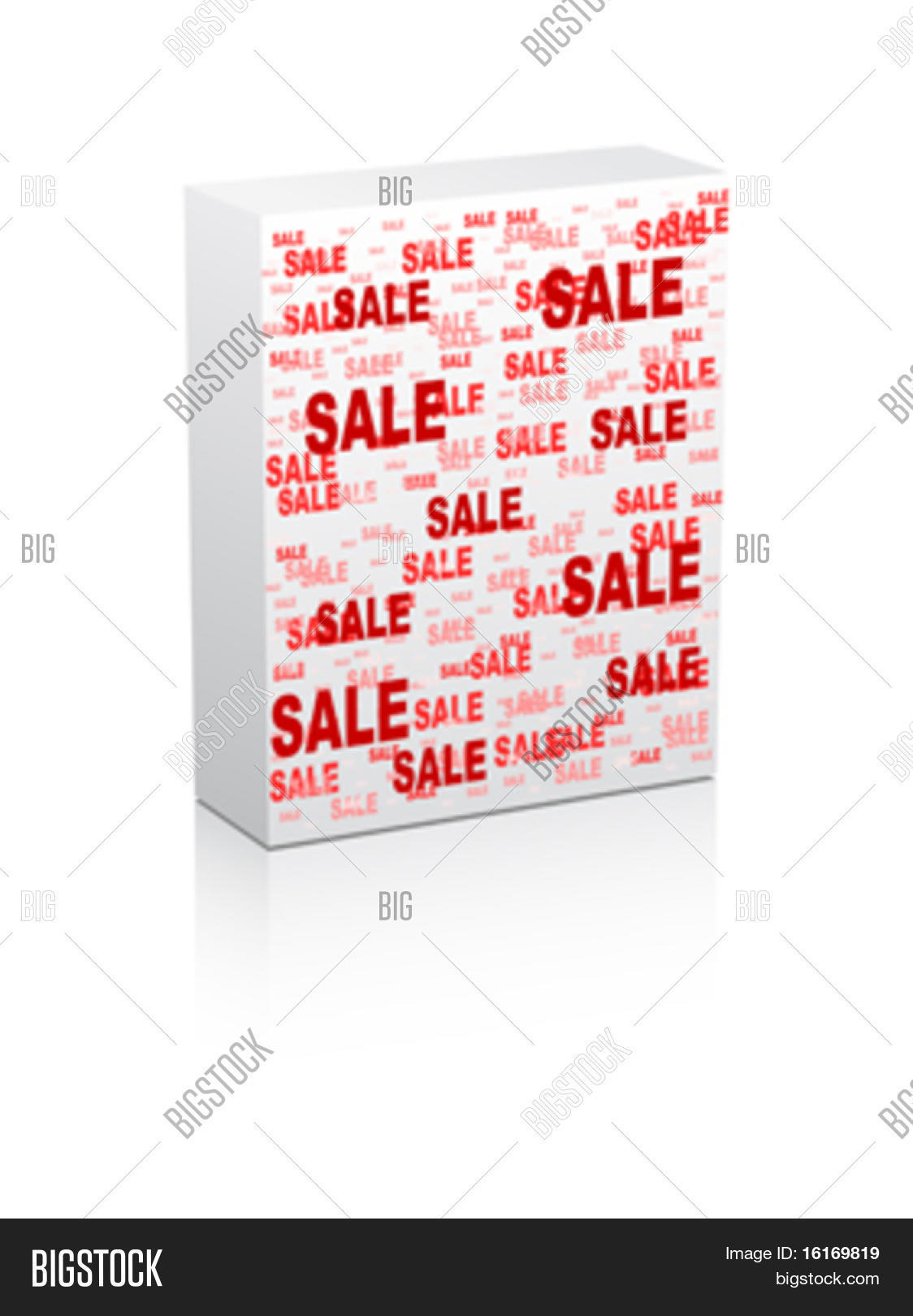Sale Text On Box Vector & Photo (Free Trial) | Bigstock