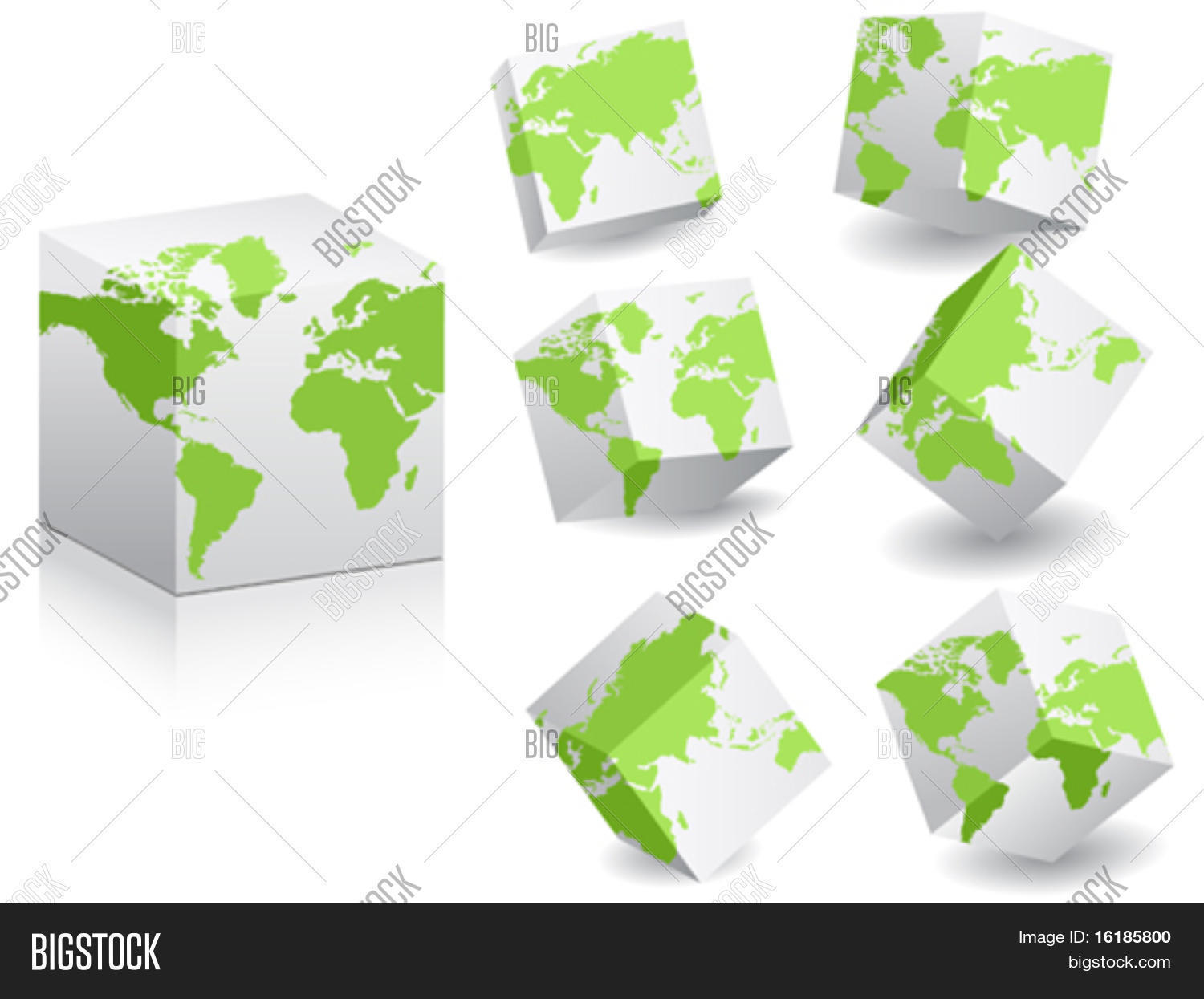 World Map On White Vector & Photo (Free Trial) | Bigstock