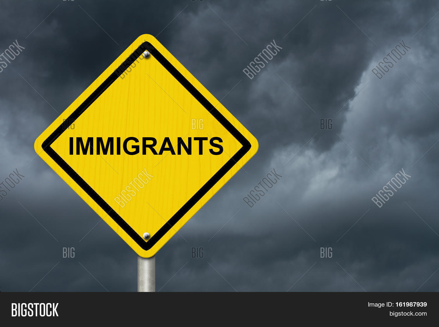 Immigrants Warning Image & Photo (Free Trial) | Bigstock
