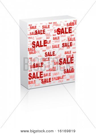 Sale Text On Box Vector & Photo (Free Trial) | Bigstock