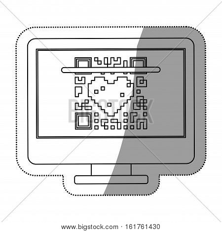 Qr Code Computer Icon Vector & Photo (Free Trial) | Bigstock