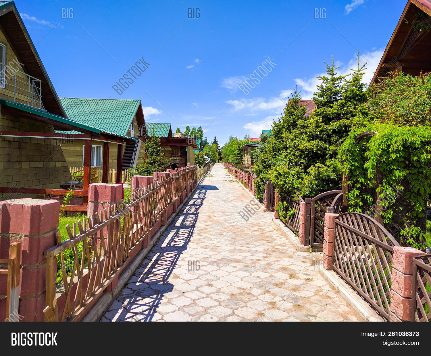 Pavement Between Image & Photo (Free Trial) | Bigstock