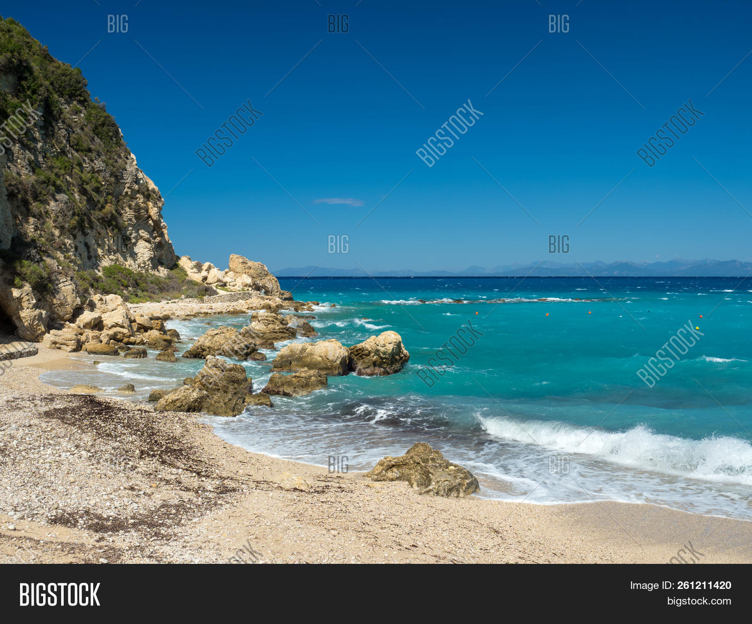 Blue Waters Ionian Sea Image & Photo (Free Trial) | Bigstock