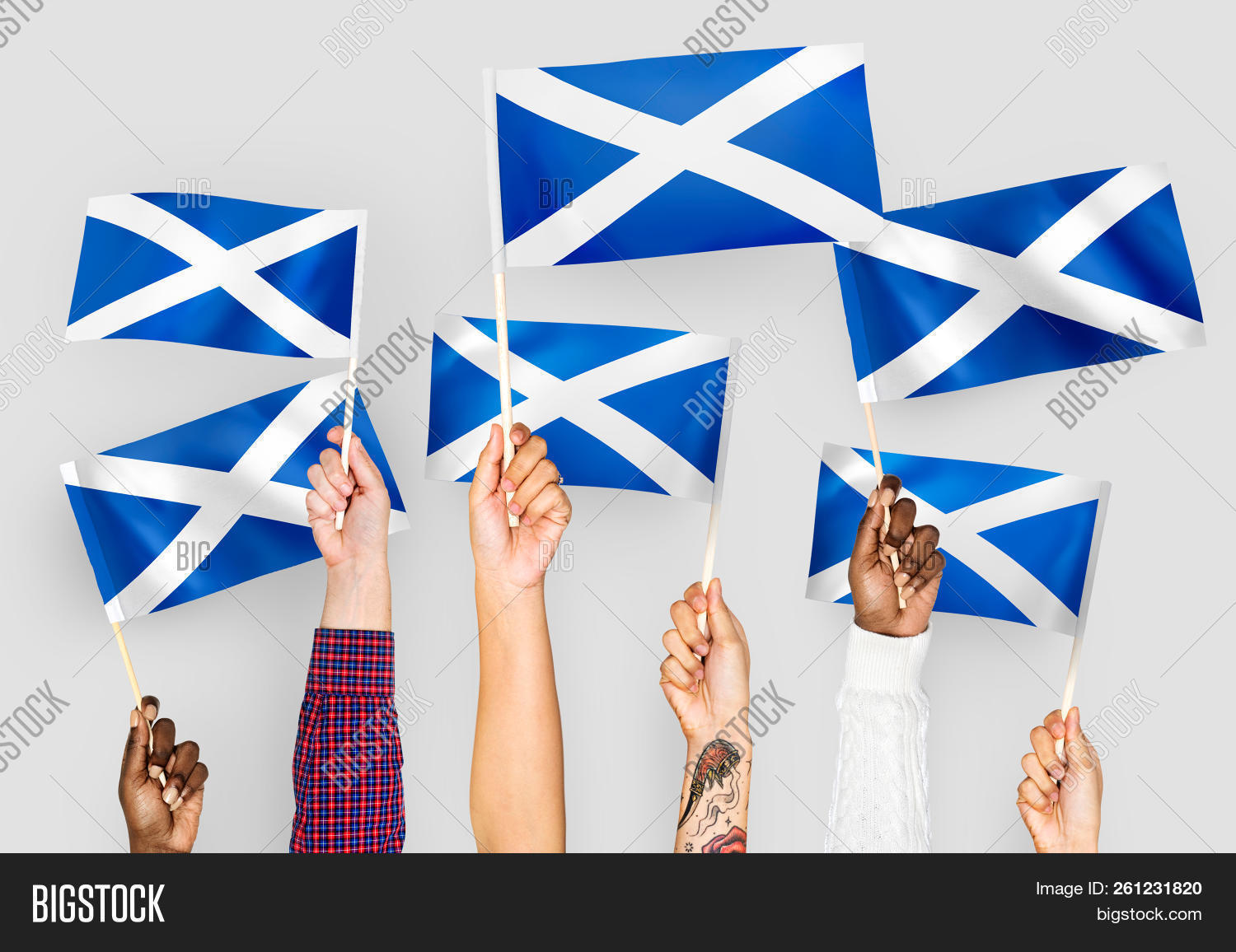 Hands Waving Flags Image & Photo (Free Trial) | Bigstock