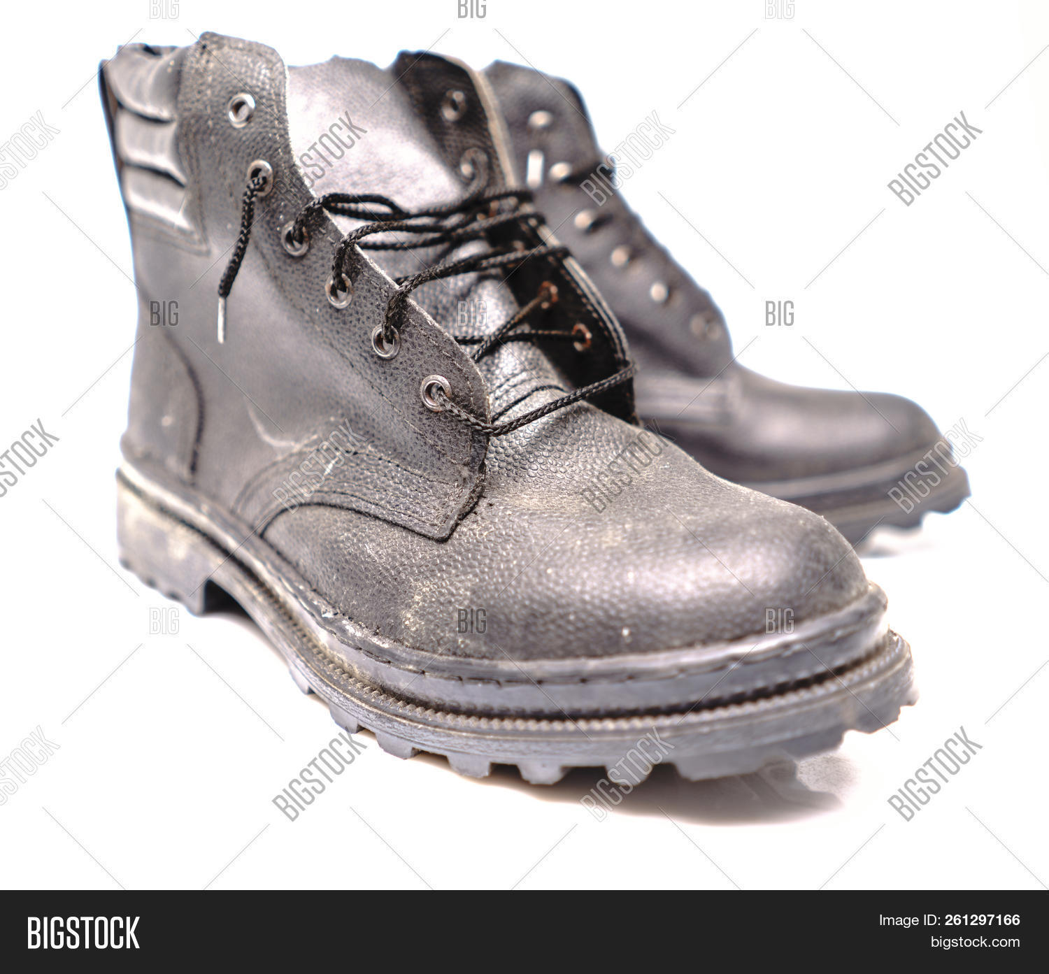 Black Safety Shoe On Image & Photo (Free Trial) | Bigstock