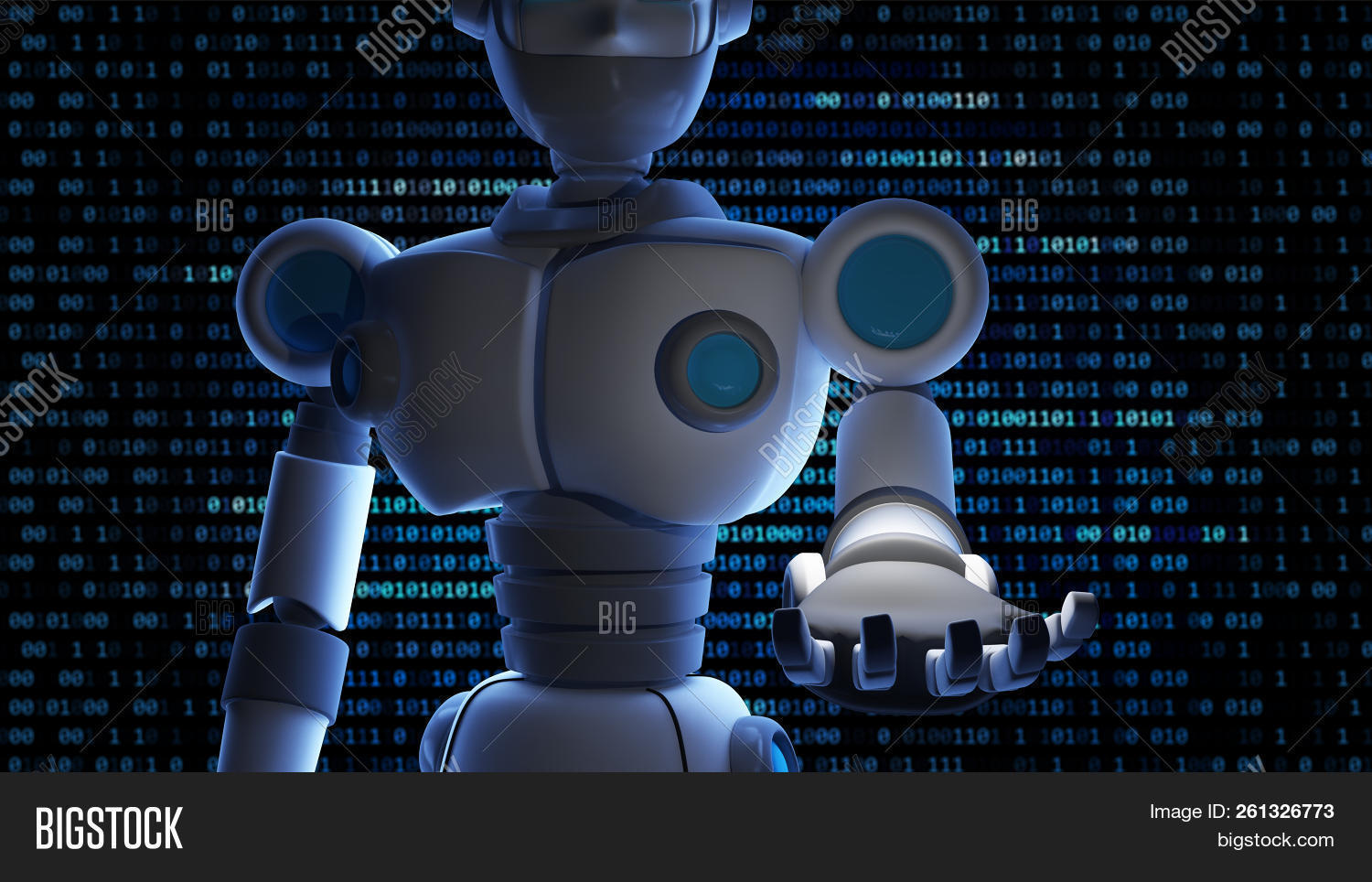 Robot Open His Hand Image & Photo (Free Trial) | Bigstock