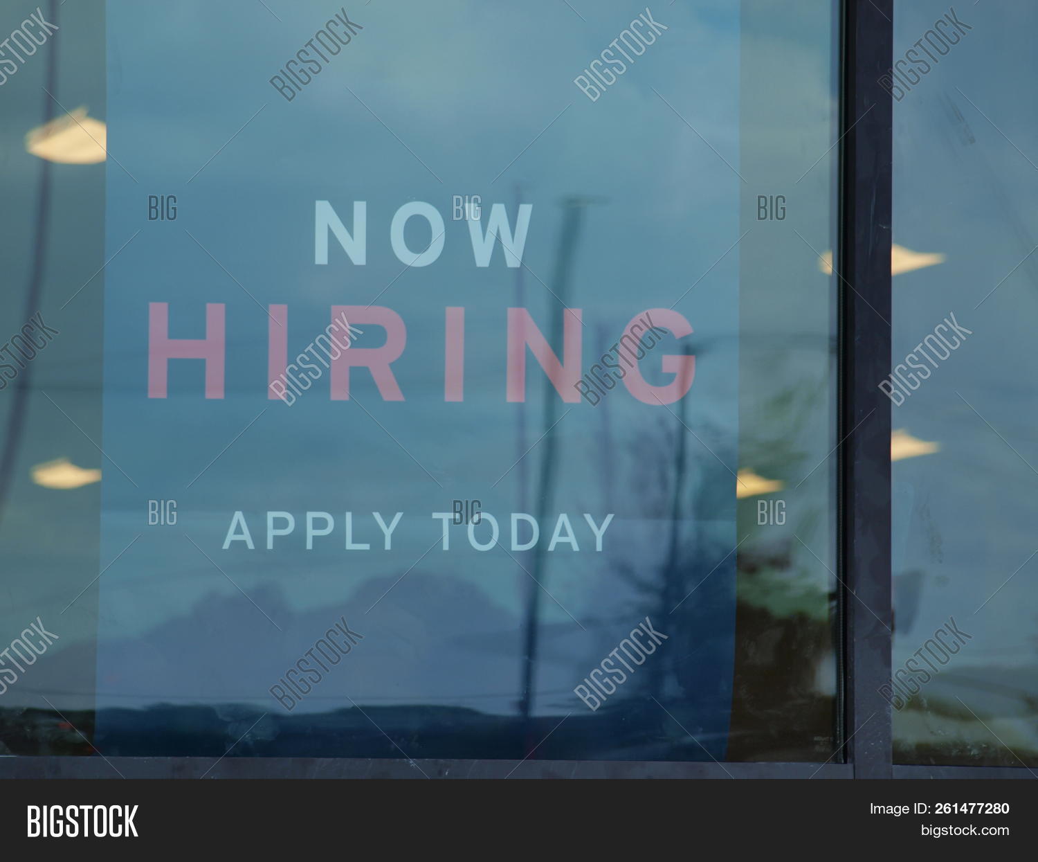 Now Hiring Signs Out Image & Photo (Free Trial) | Bigstock