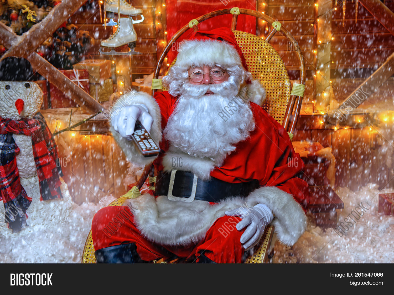 Santa Claus Sitting On Image & Photo (Free Trial) | Bigstock