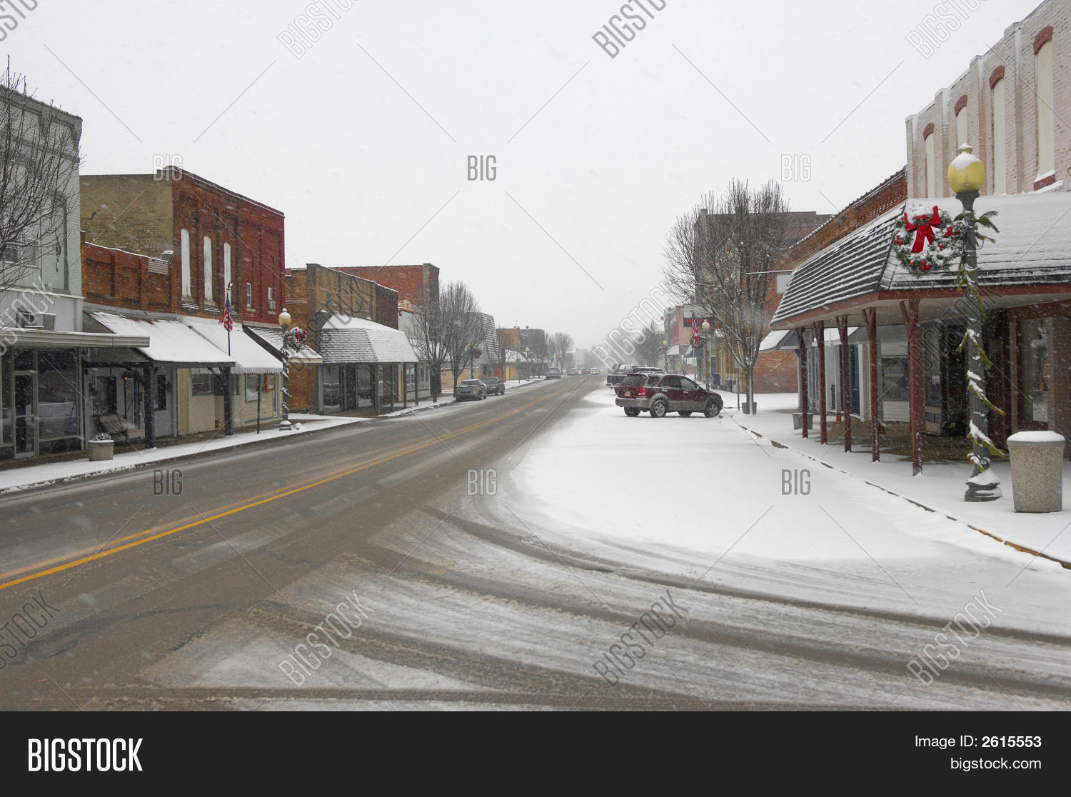 Snowy Town Image & Photo (Free Trial) | Bigstock