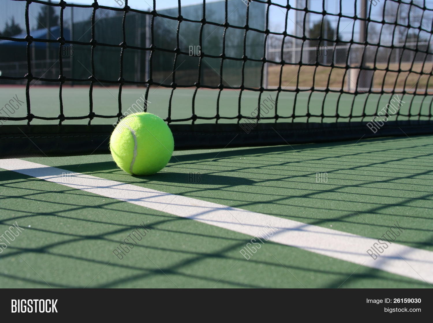 Tennis Ball Shadow Image & Photo (Free Trial) | Bigstock