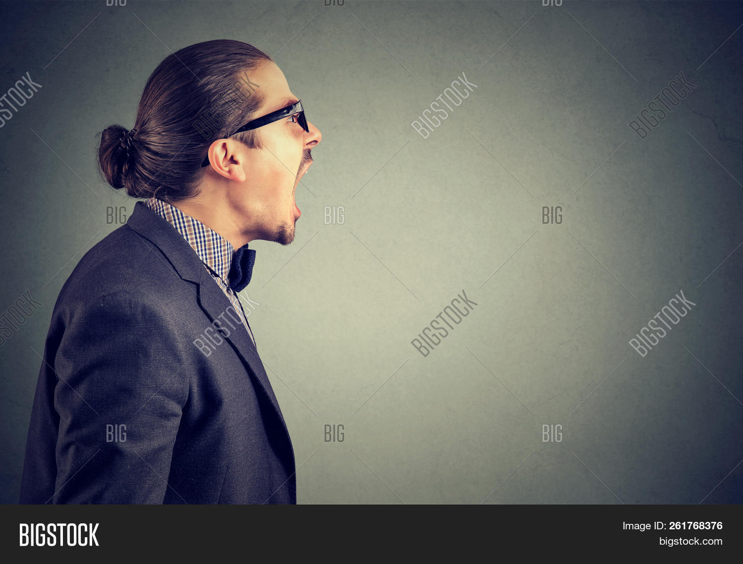 Side View Angry Man Image & Photo (Free Trial) | Bigstock
