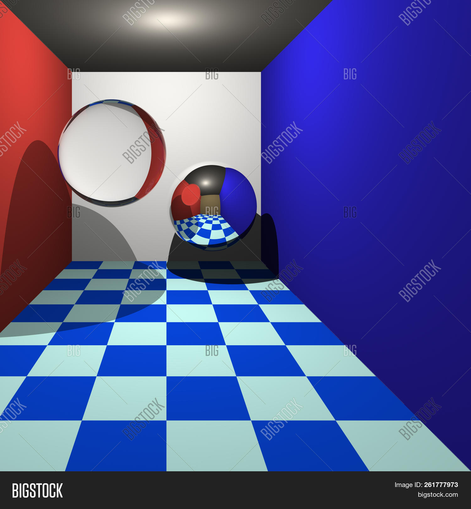 3d Ray Tracing Room Image & Photo (Free Trial) | Bigstock