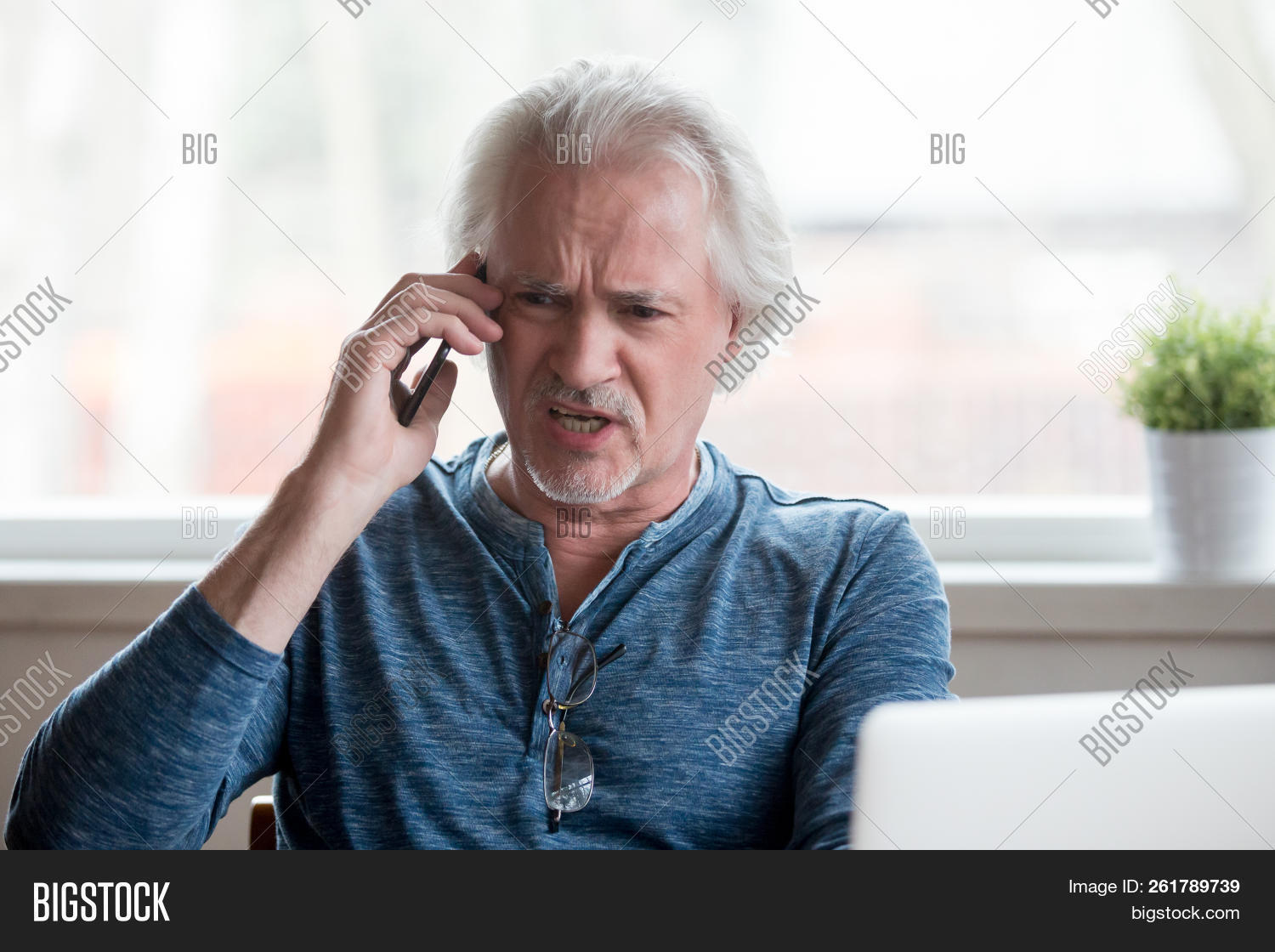 Angry Senior Man Image & Photo (Free Trial) | Bigstock