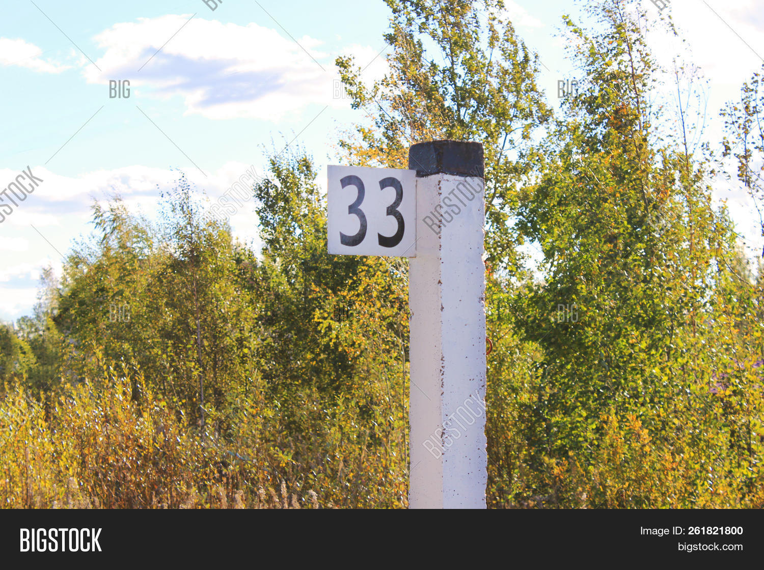 Railroad Mile Marker Image & Photo (Free Trial) | Bigstock