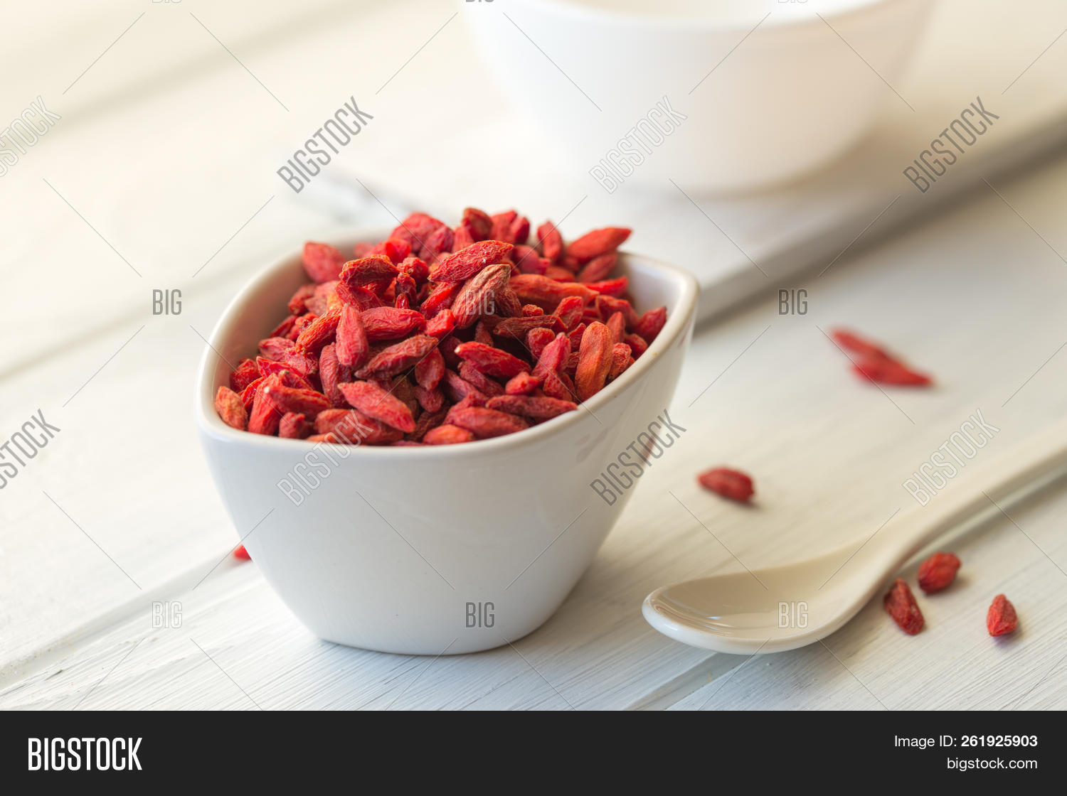 Goji Bowl On Wood Image & Photo (Free Trial) | Bigstock
