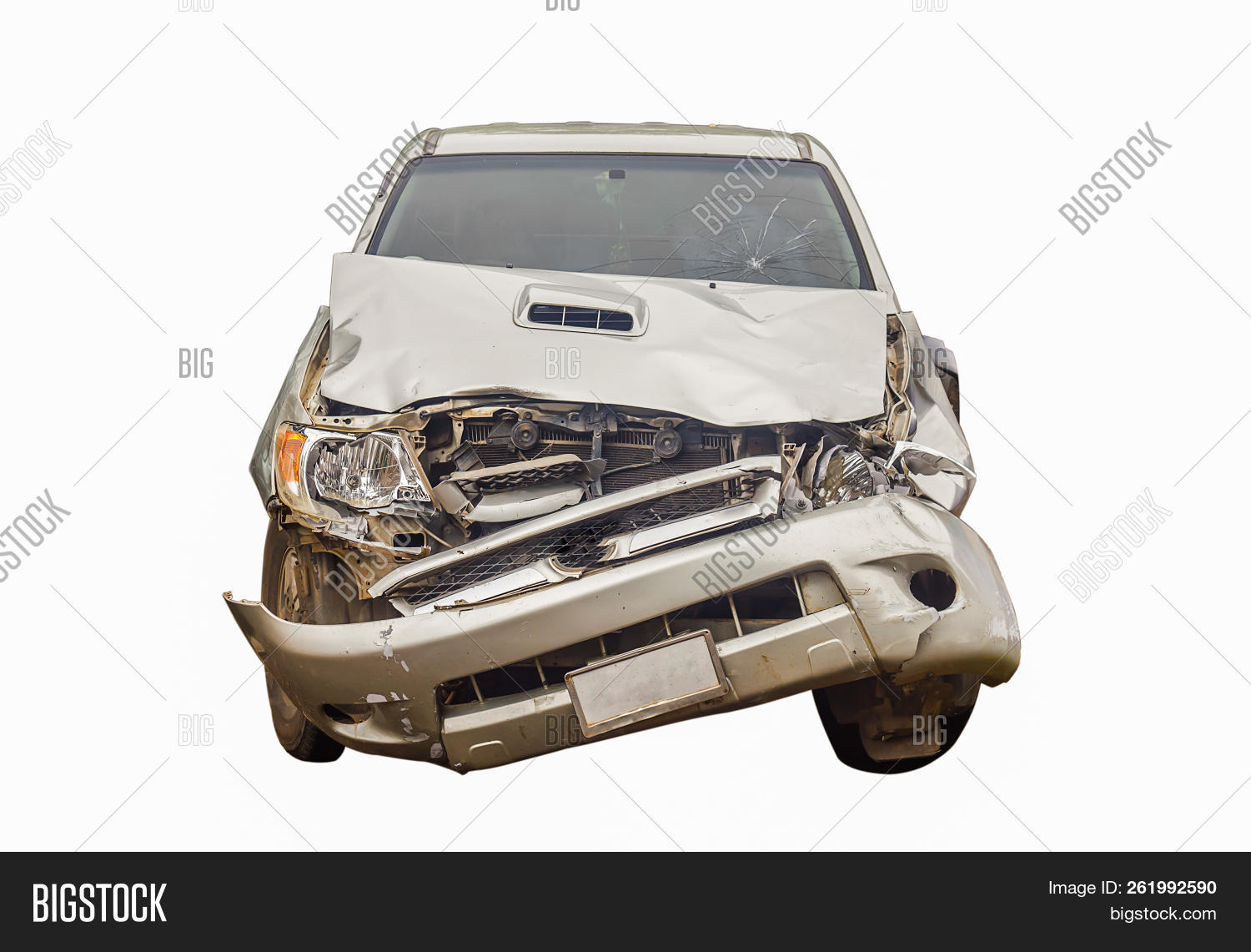 Imagen y foto Car Destroyed (prueba gratis) | Bigstock