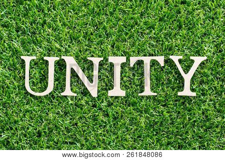 Wood Letter Word Unity Image & Photo (Free Trial) | Bigstock