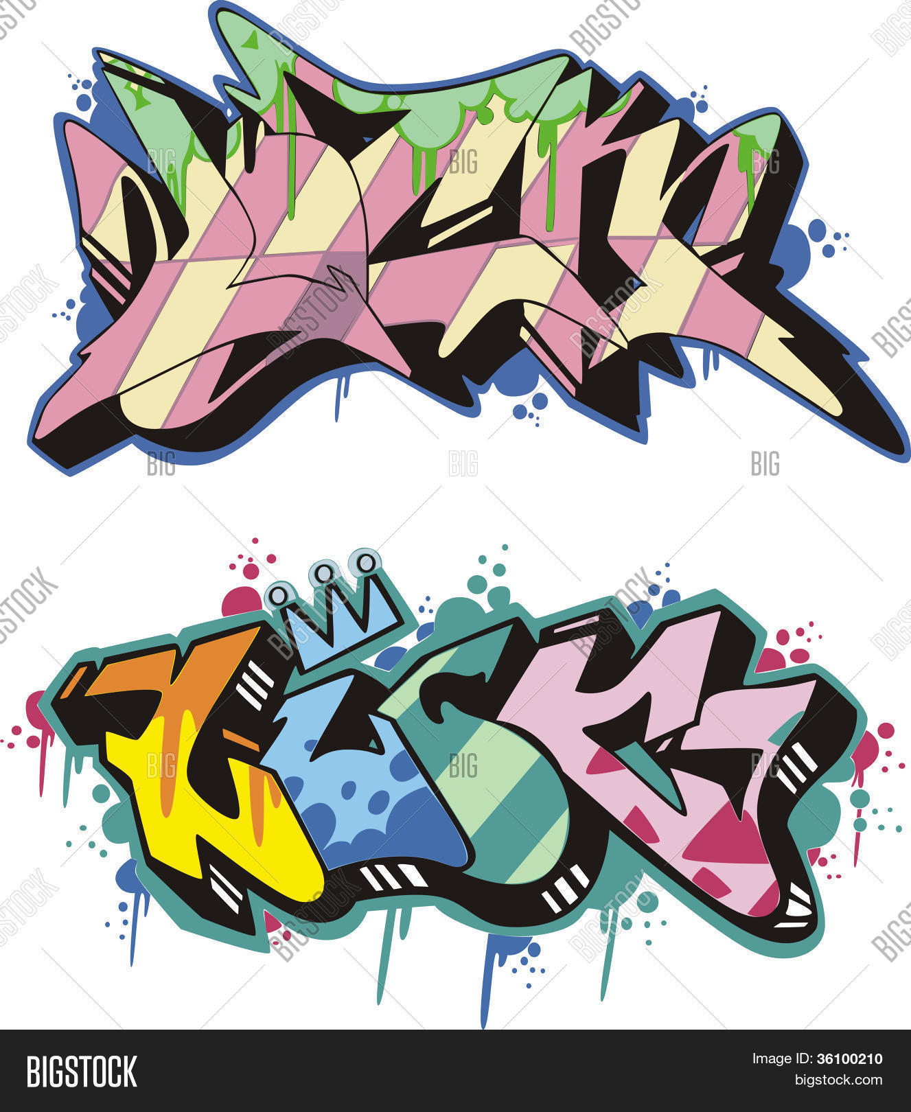 Graffito - Luck Vector & Photo (Free Trial) | Bigstock