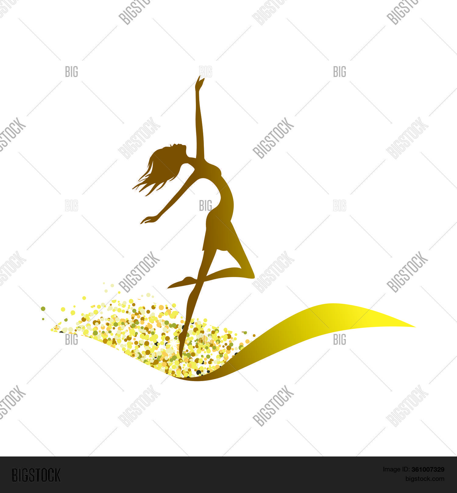 Golden Glitters Vector & Photo (Free Trial) | Bigstock