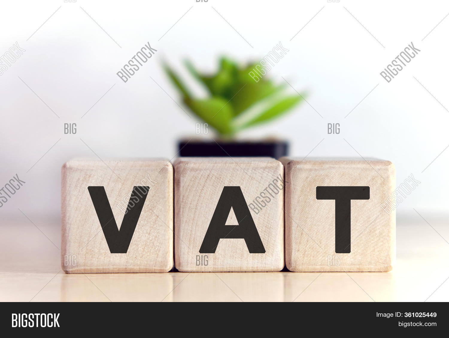 Vat Concept On Wooden Image & Photo (Free Trial) | Bigstock
