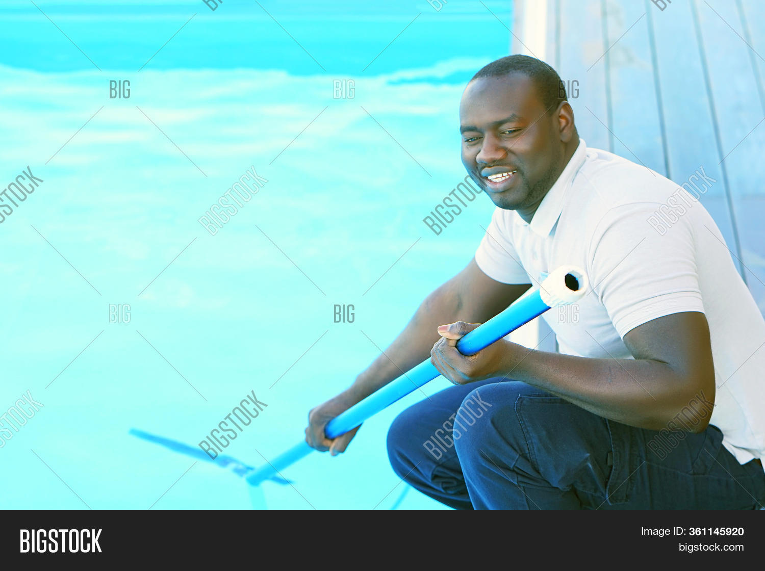 African Pool Cleaner Image & Photo (Free Trial) | Bigstock