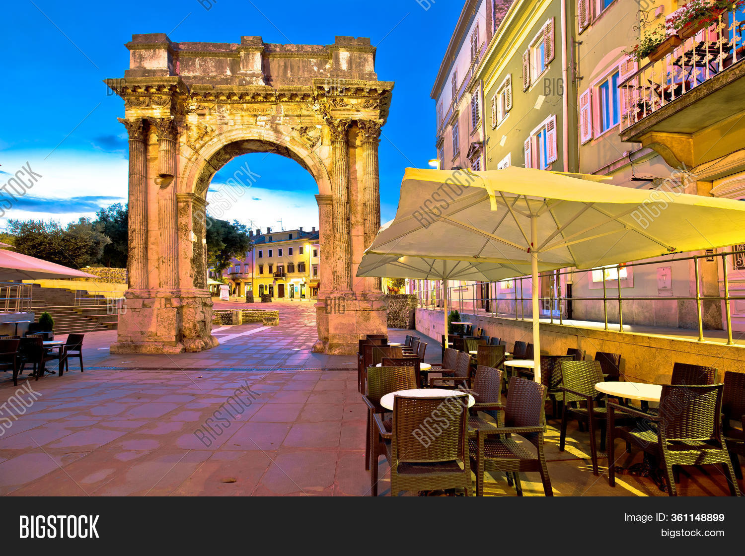 Square Pula Historic Image & Photo (Free Trial) | Bigstock