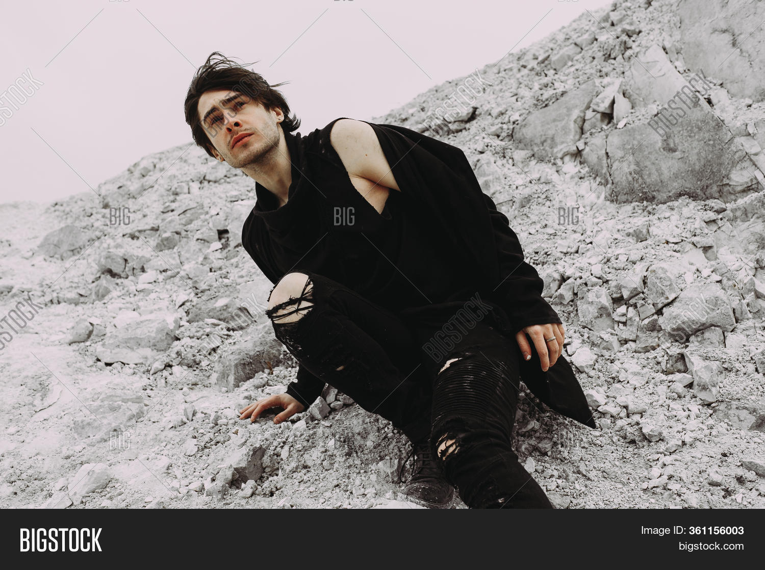 Dramatic Man Portrait Image & Photo (Free Trial) | Bigstock