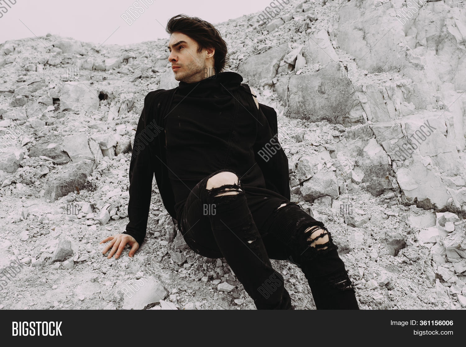 Dramatic Man Portrait Image & Photo (Free Trial) | Bigstock