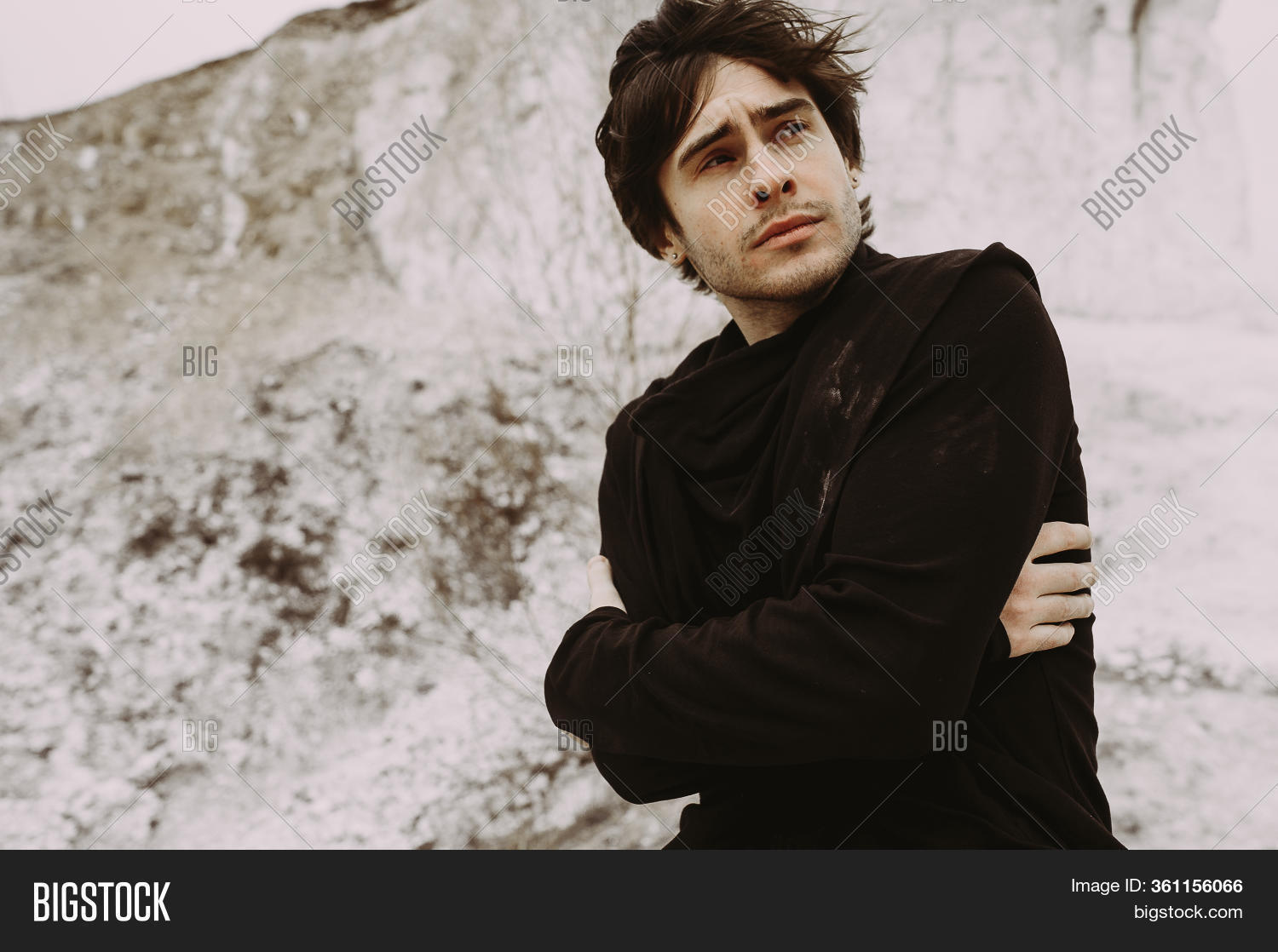 Dramatic Man Portrait Image & Photo (Free Trial) | Bigstock