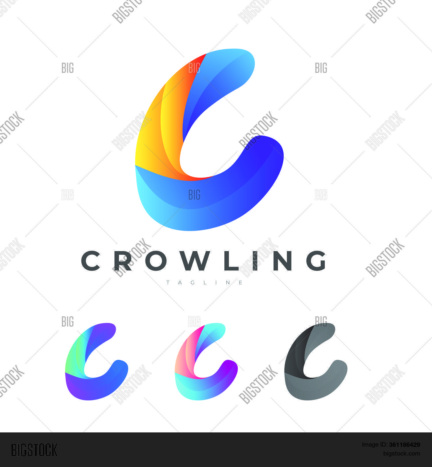 Letter C Abstract Vector & Photo (Free Trial) | Bigstock