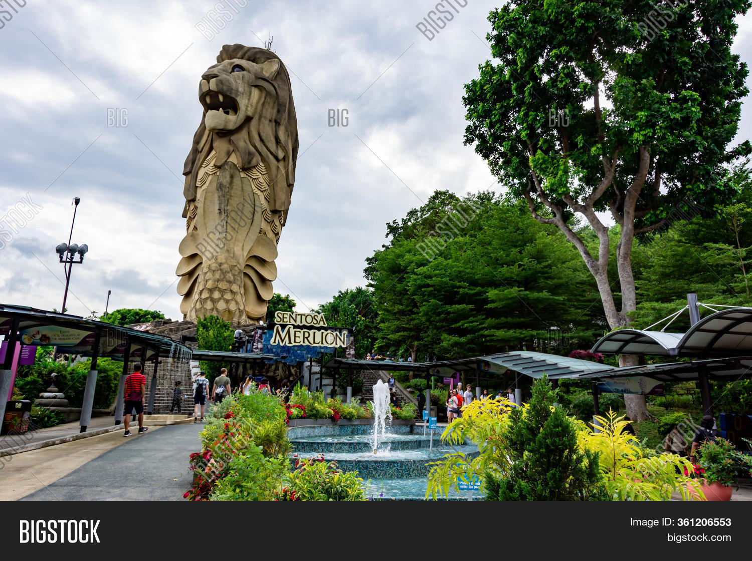 Merlion Park Merlion Image & Photo (Free Trial) | Bigstock
