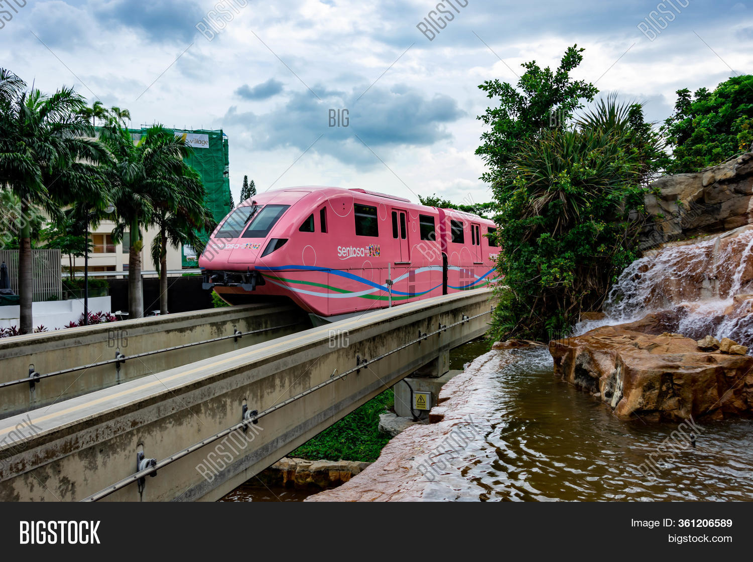 Sentosa Express Train Image & Photo (Free Trial) | Bigstock