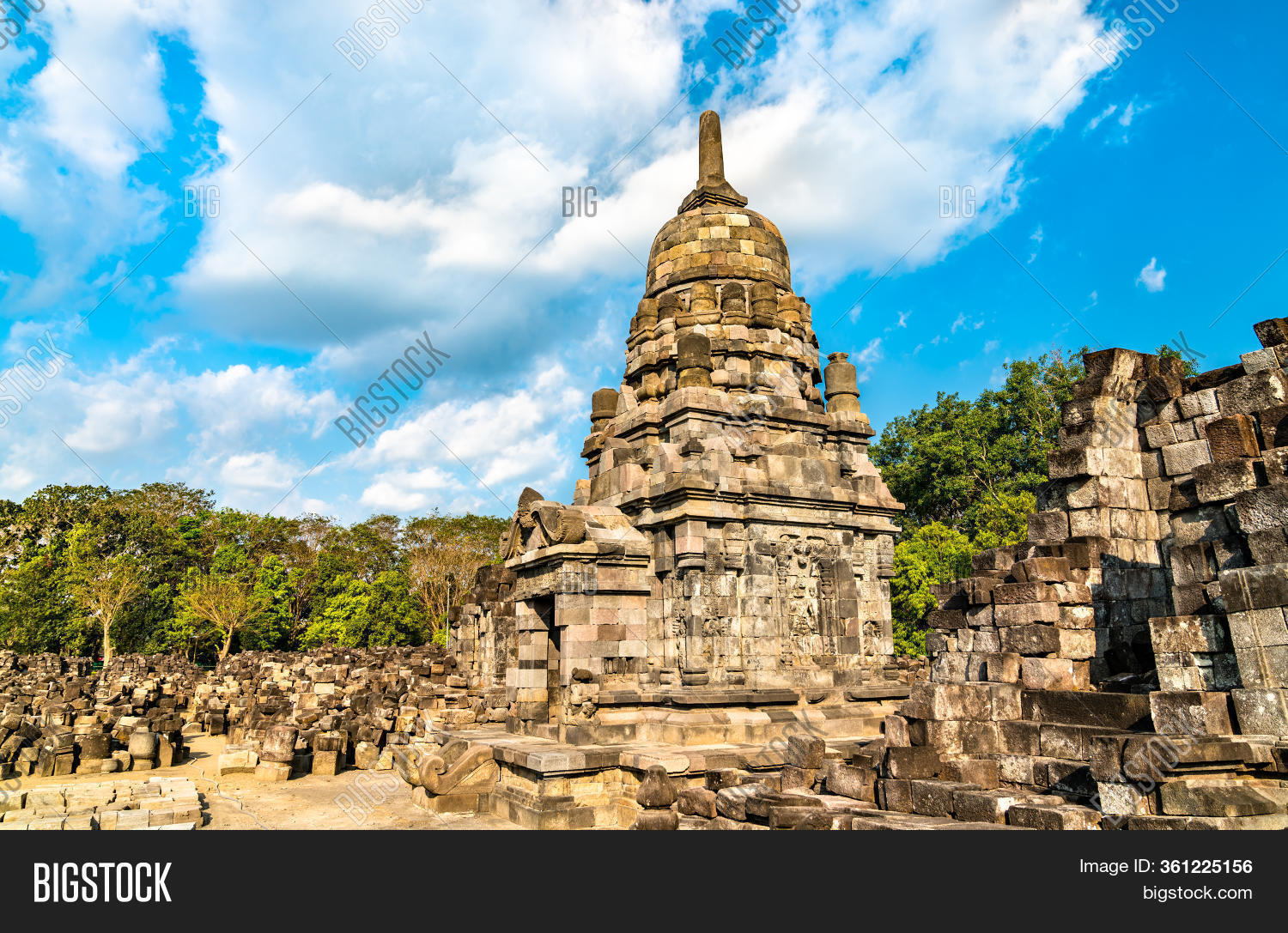 Sewu Temple Prambanan Image & Photo (Free Trial) | Bigstock