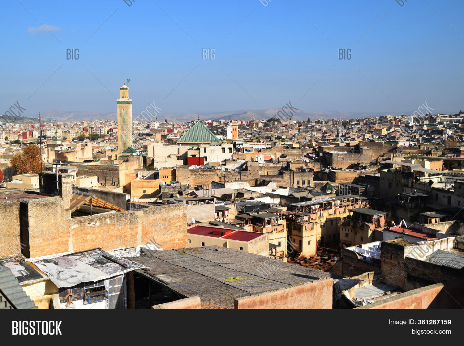 Fes City Sight Minaret Image & Photo (Free Trial) | Bigstock