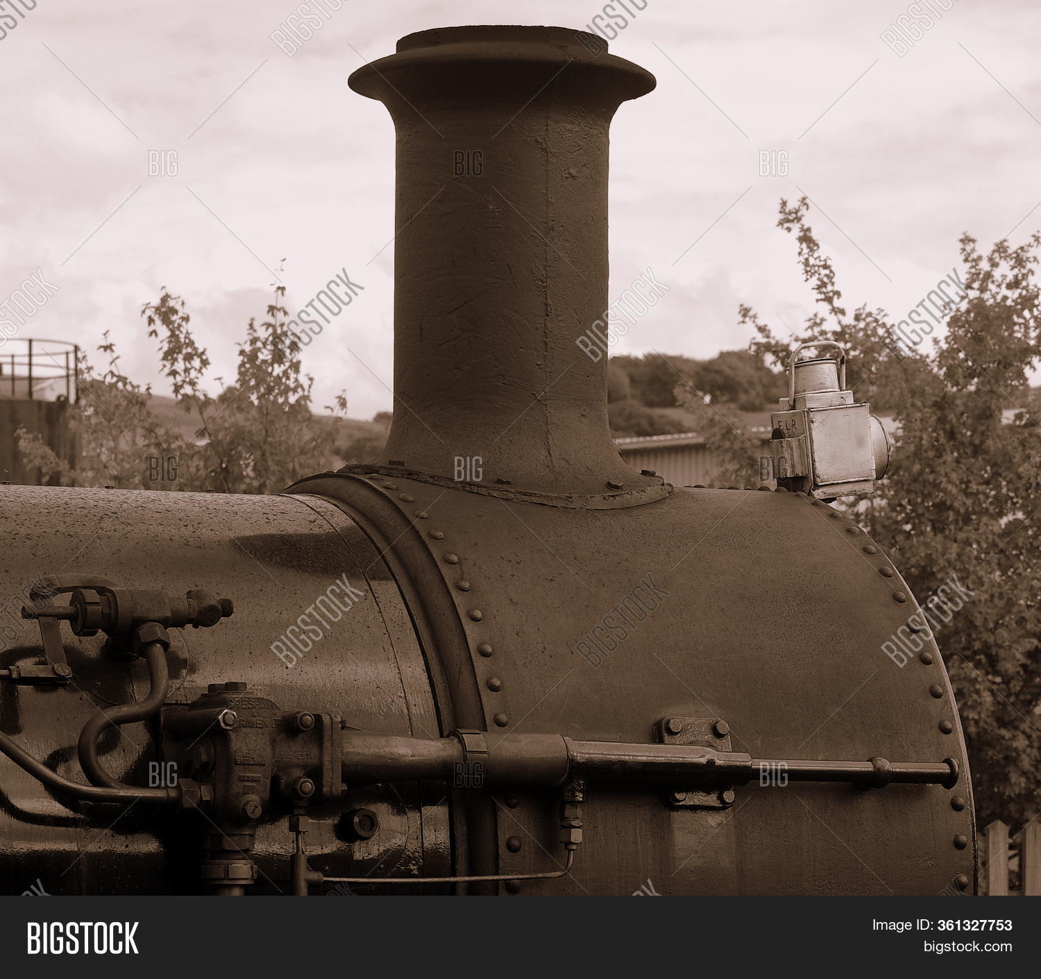 Chimney On Old Steam Image & Photo (Free Trial) | Bigstock