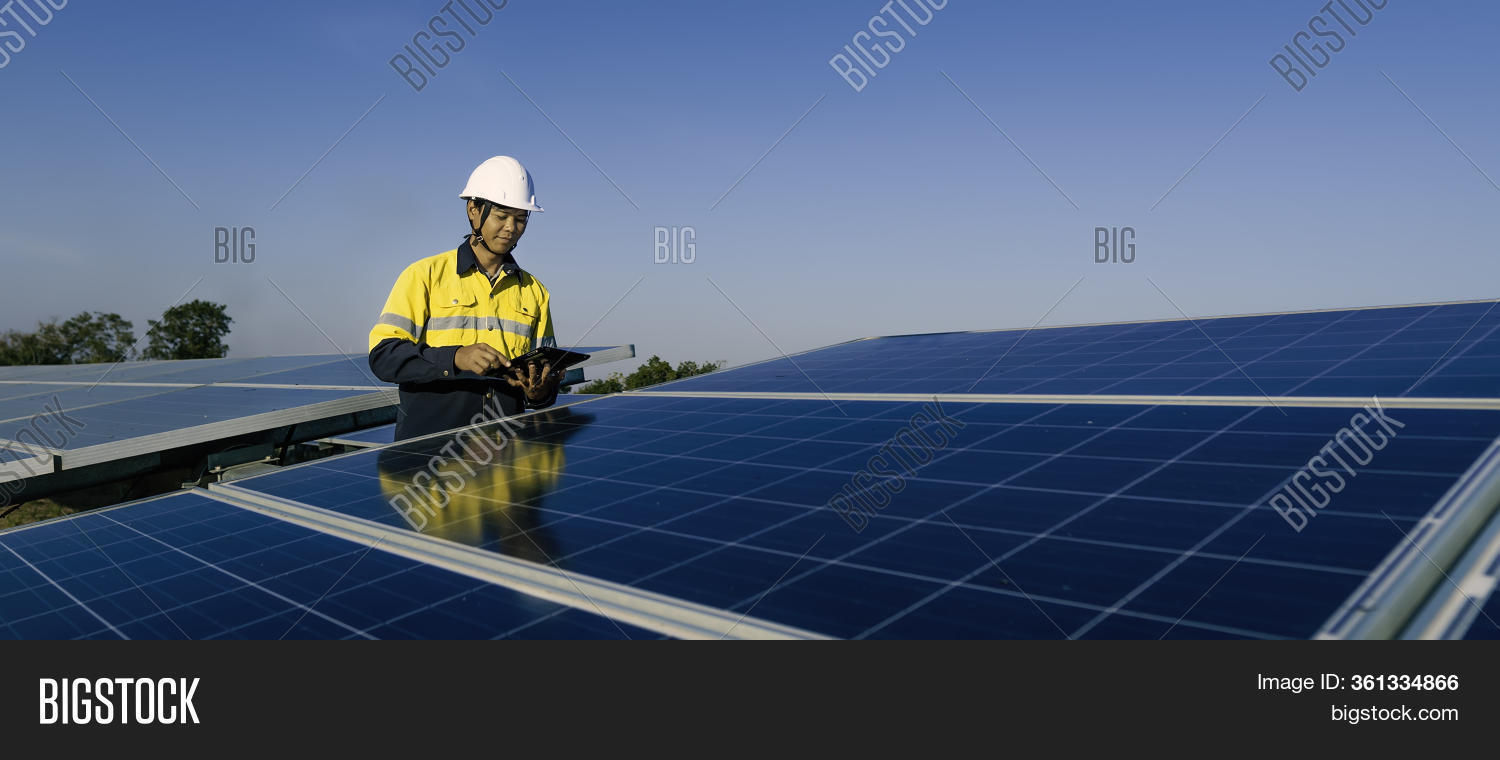 Solar Farm(solar Panel Image & Photo (Free Trial) | Bigstock