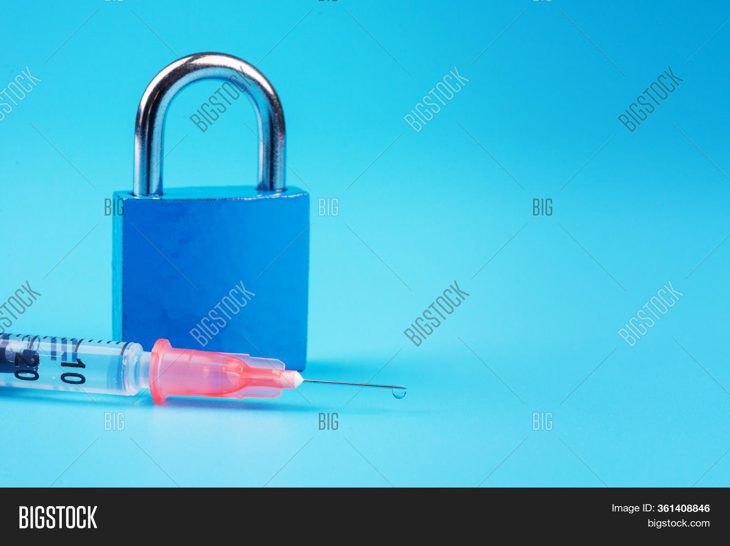Syringe Vaccine, Lock Image & Photo (Free Trial) | Bigstock