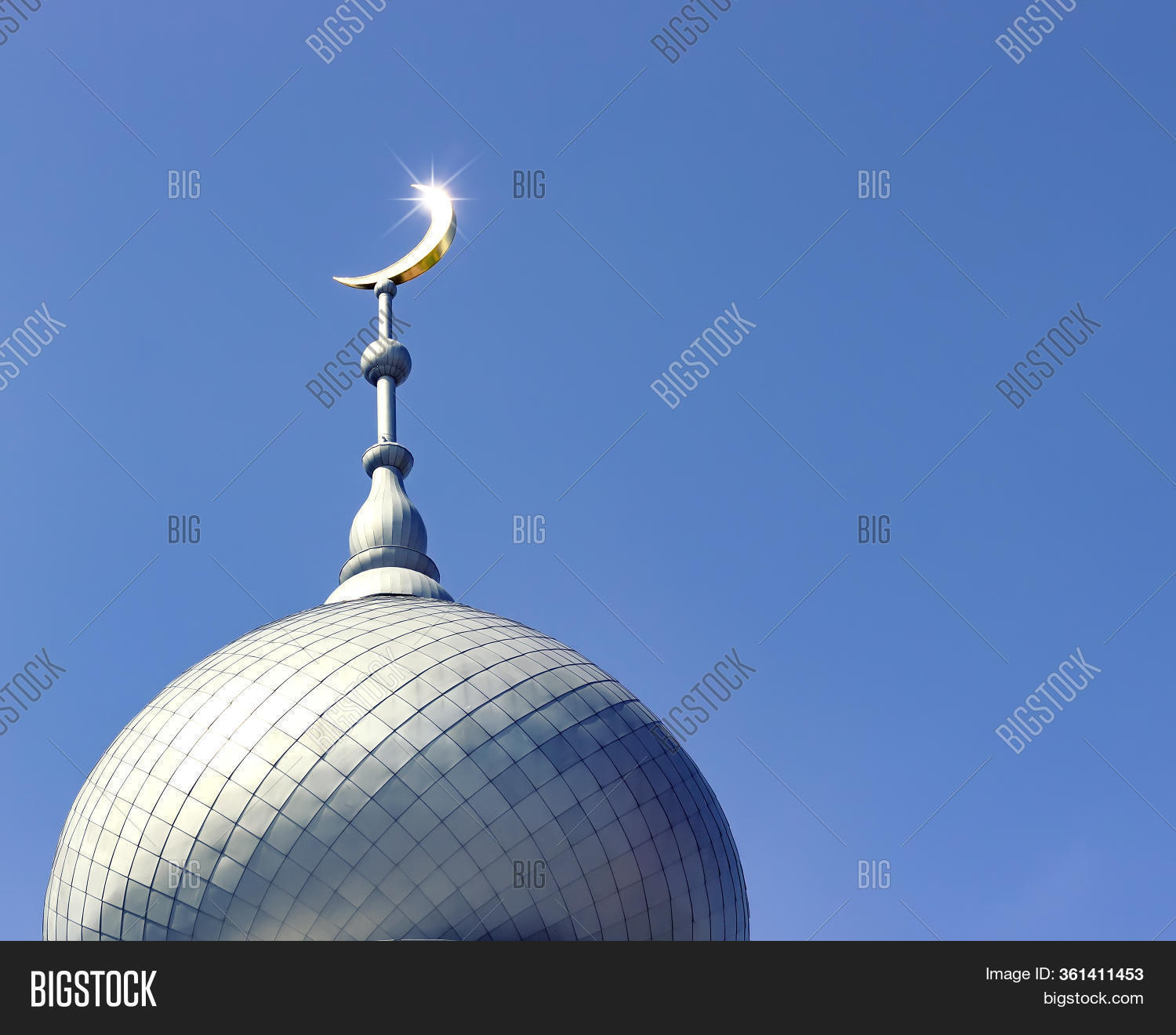 Blue Islam Symbol