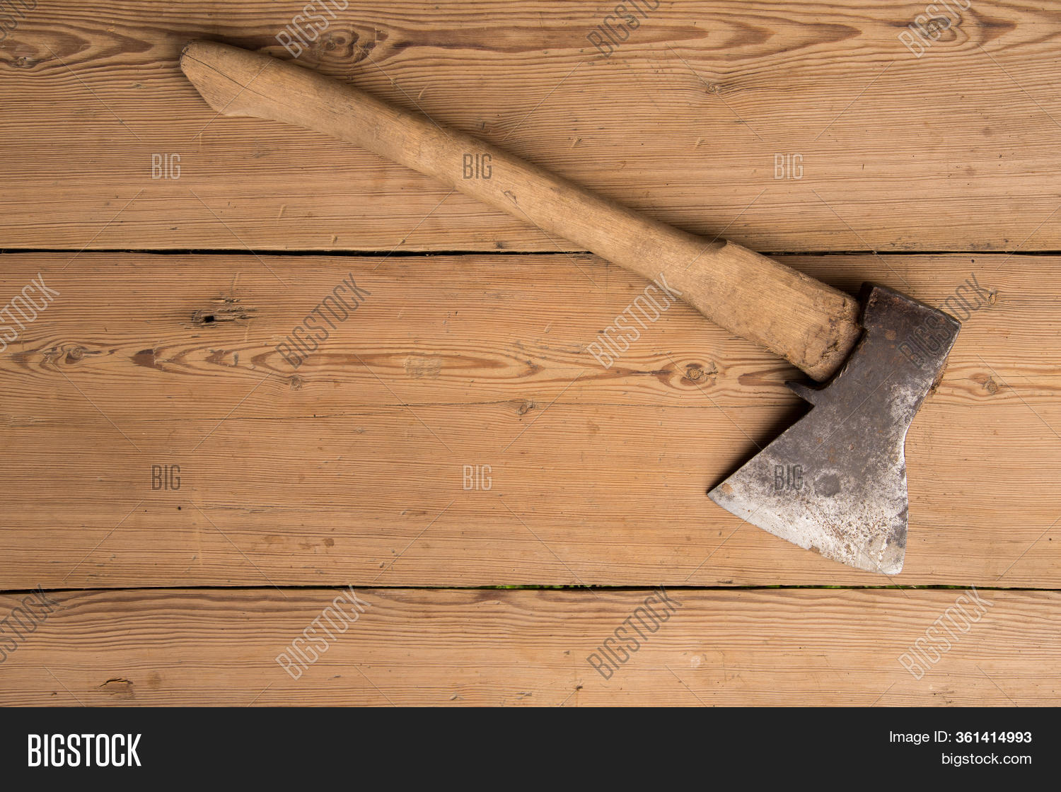 Old Ax Wooden Handle Image & Photo (Free Trial) | Bigstock