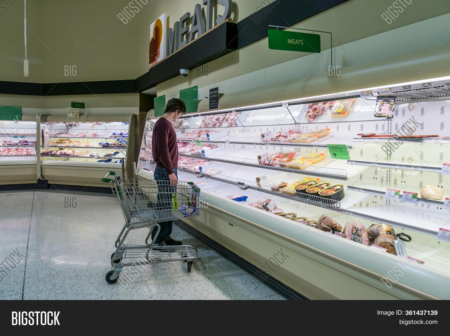 Guy Checking Out Meat Image & Photo (Free Trial) | Bigstock