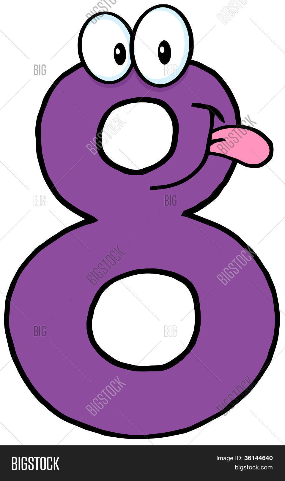 Imagen y foto Número Ocho De (prueba gratis) | Bigstock